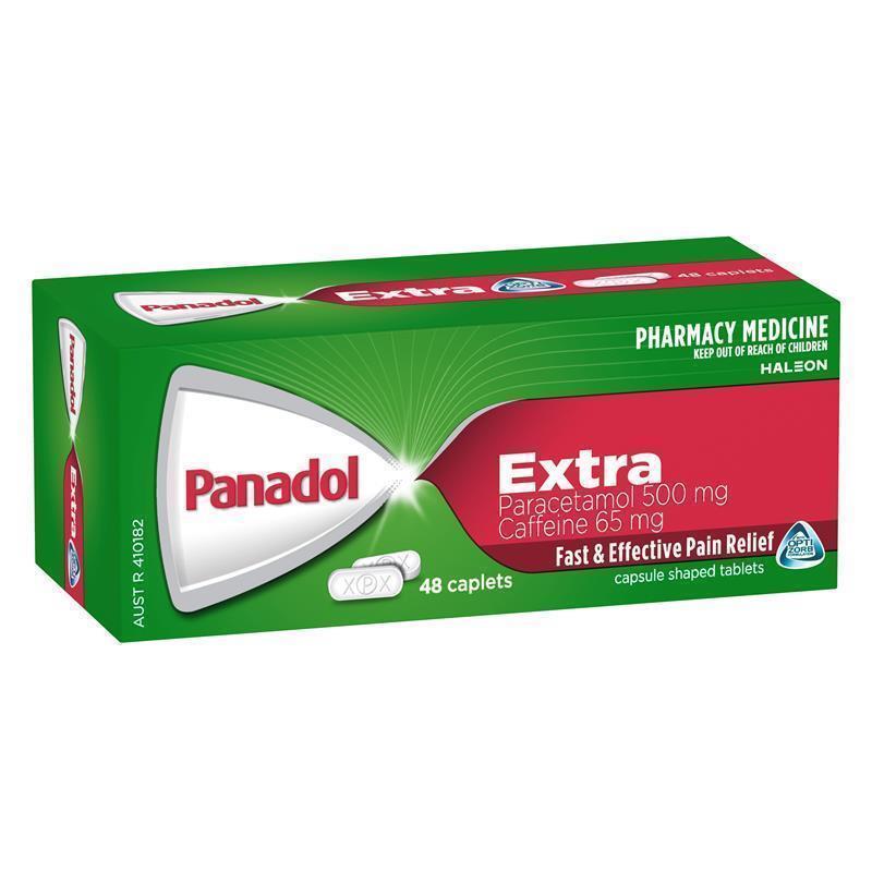 Buy Panadol Extra Optizorb 48 Caplets online at Chemist Warehouse