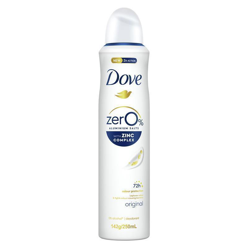 Buy Dove Zero Aluminium Original 250ml online at Chemist Warehouse
