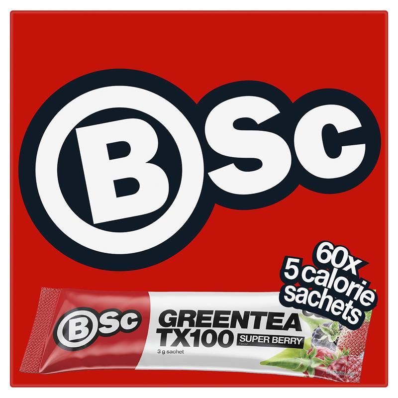 Buy BSc Green Tea TX100 Super Berry 60 x 3g Serve NEW online at Chemist ...