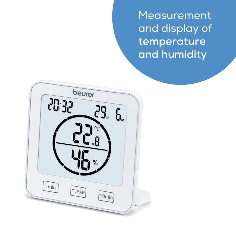 Buy Beurer HM 22 Thermo-Hygrometer Indoor Climate Control Temperature ...