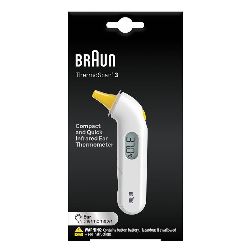 Buy Braun Thermoscan 3 Ear Thermometer online at Chemist Warehouse