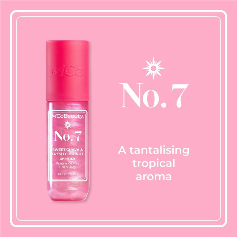 Buy MCoBeauty Sweet Guava & Fresh Coconut Shimmer No.7 Fragrance Hair ...