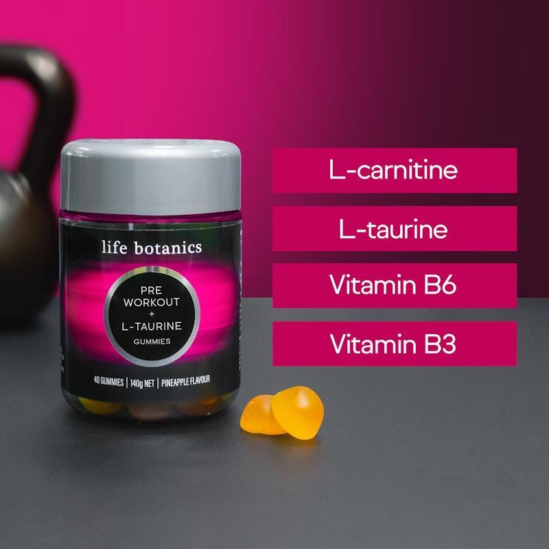 Buy Life Botanics PreWorkout Gummies 3x40 Pack online at Chemist Warehouse
