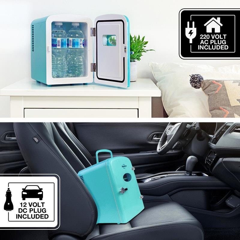 Buy Koolatron Portable Mini Fridge Aqua Green 4 Litre online at Chemist ...