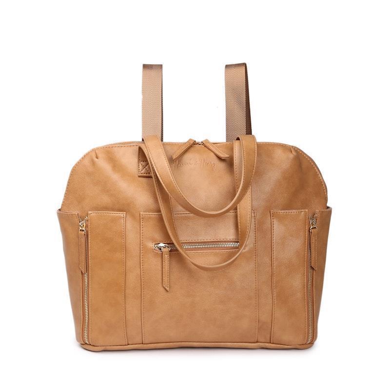 Buy Hannah & Henry Chelsea Convertible Nappy Bag Tan online at Chemist ...
