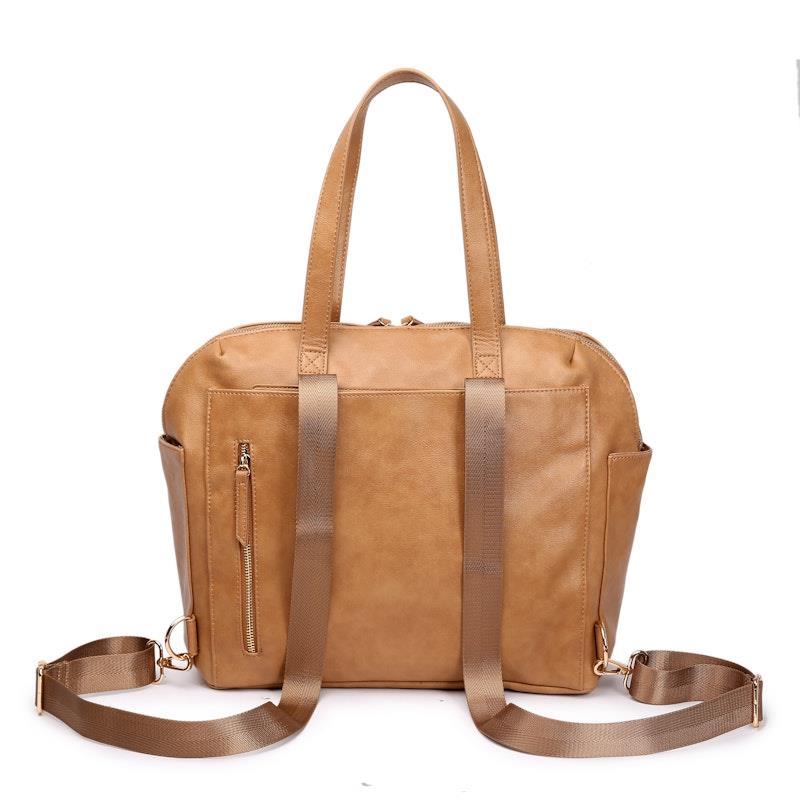 Buy Hannah & Henry Chelsea Convertible Nappy Bag Tan online at Chemist ...