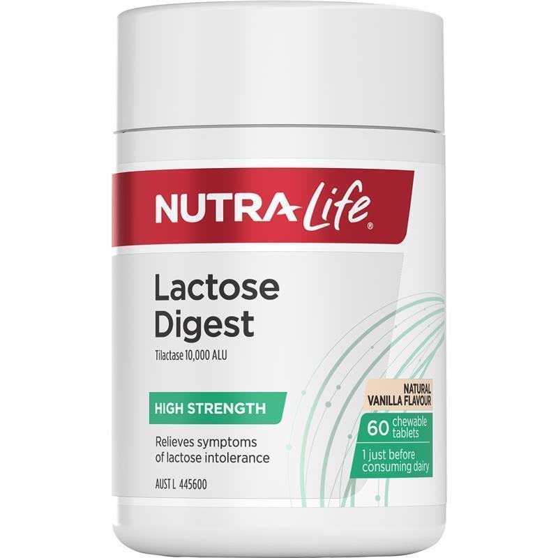 Buy Nutra-Life Lactose Digest 60 Chewable Tablets online at Chemist ...