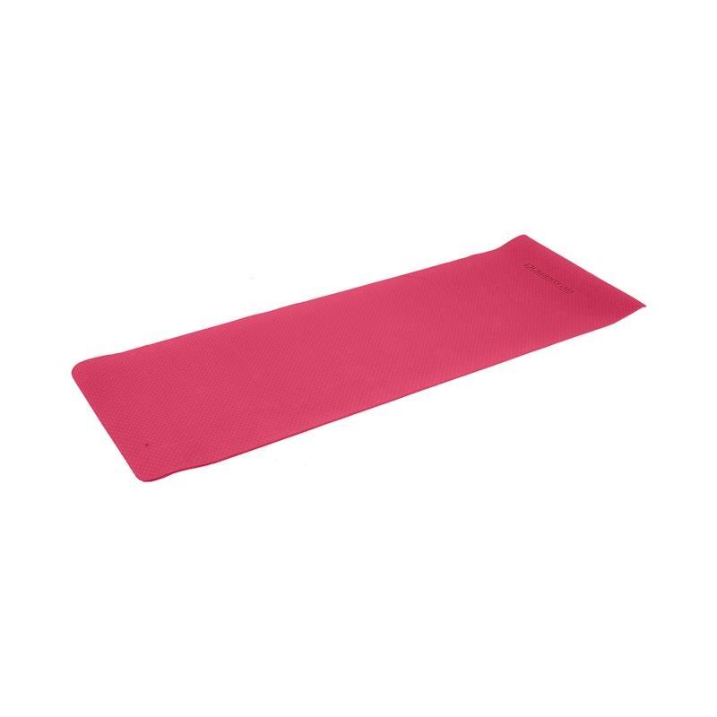 Buy Powertrain TPE Yoga Pilates Exercise Mat 6mm Rose Pink online at ...