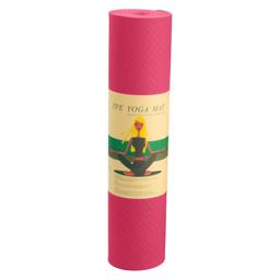 Buy Powertrain TPE Yoga Pilates Exercise Mat 6mm Rose Pink online at ...