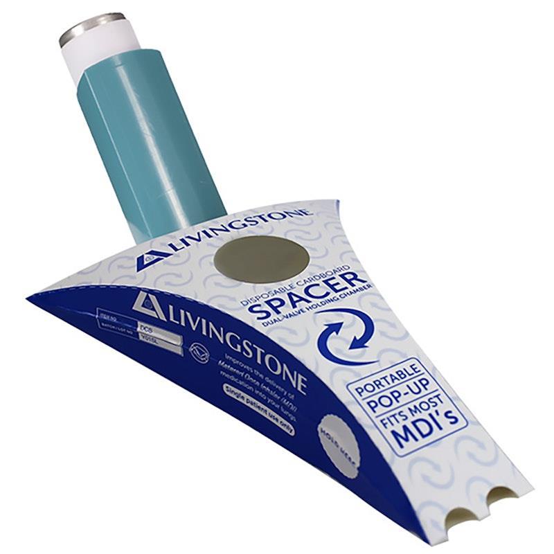 Buy Livingstone Disposable Biodegradable Cardboard Asthma Spacer 1Piece ...