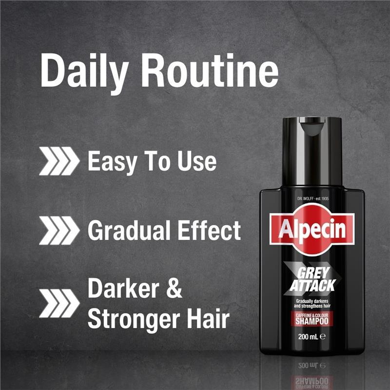 Buy Alpecin Grey Attack Caffeine & Colour Shampoo 200ml online at ...