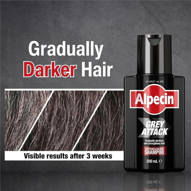Buy Alpecin Grey Attack Caffeine & Colour Shampoo 200ml online at ...