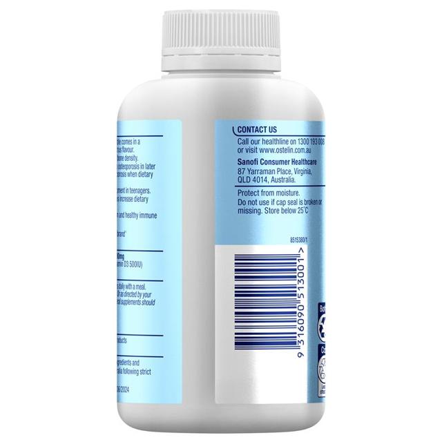 Buy Ostelin Vit D & Calcium 120 Chewable Tablets online at Chemist ...
