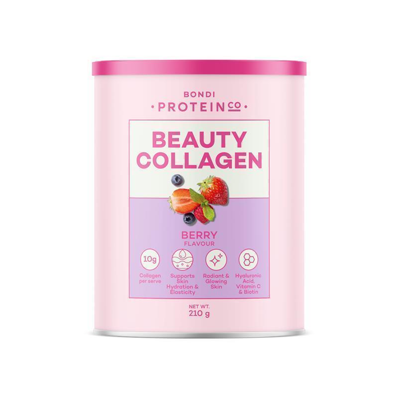Buy Bondi Protein Co. Beauty Collagen Mixed Berry 210g online at ...