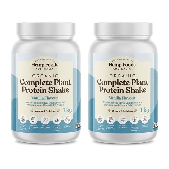 Buy Hemp Foods Australia Complete Plant Protein Shake Vanilla Bundle ...