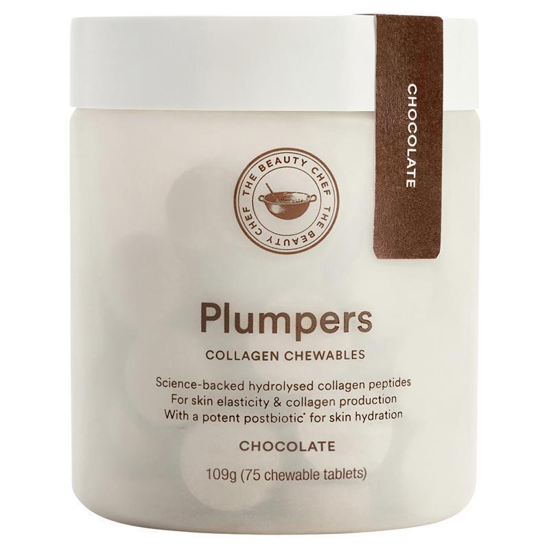 Buy The Beauty Chef Plumpers Chocolate Collagen Peptides 75 Chewable ...