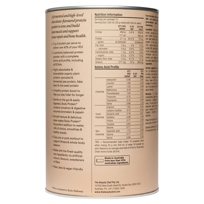 Buy The Beauty Chef Body Protein+ Chocolate High-Level Protein Powder ...