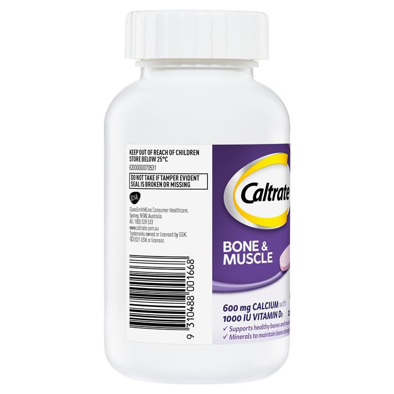 Buy Caltrate Bone and Muscle Health 200 Tablets Exclusive Size online ...