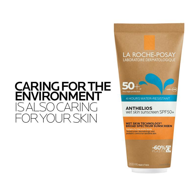 Buy La Roche Posay Anthelios Wet Skin Sunscreen SPF 50+ Sustainable ...