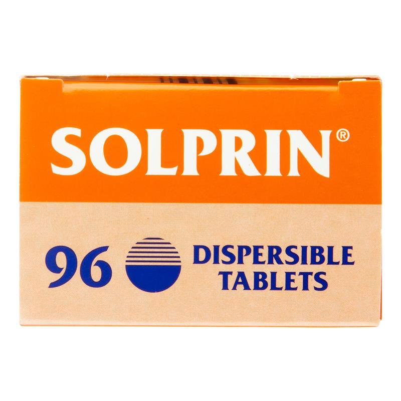 Buy Solprin Pain and Fever Relief Dispersible Tablets 300mg Aspirin 96 ...
