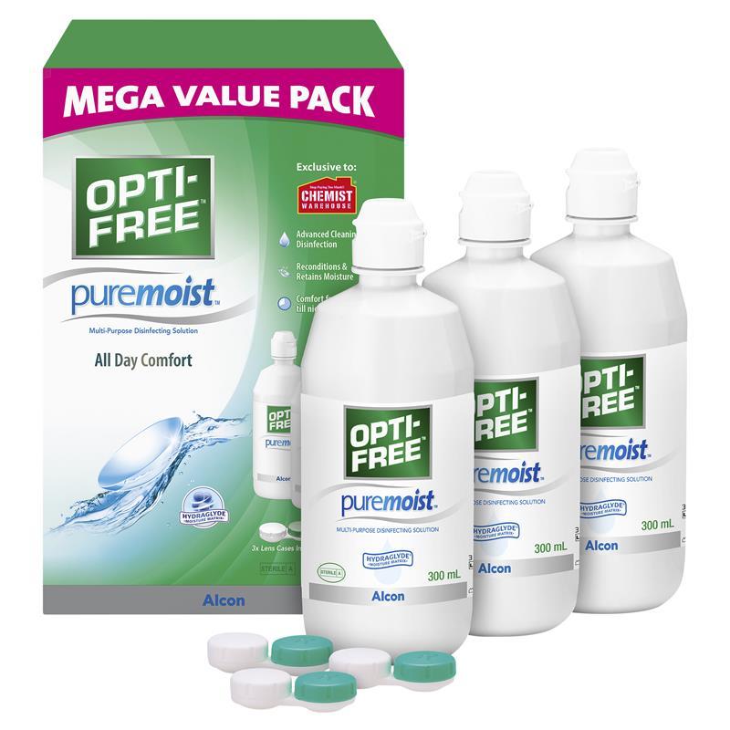 Buy Opti Free Puremoist Mega Value Pack 3 x 300ml Exclusive Size online ...