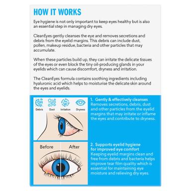 Buy BioRevive Clean Eyes Eyelid Cleansing Wipes 30 Pack online at ...