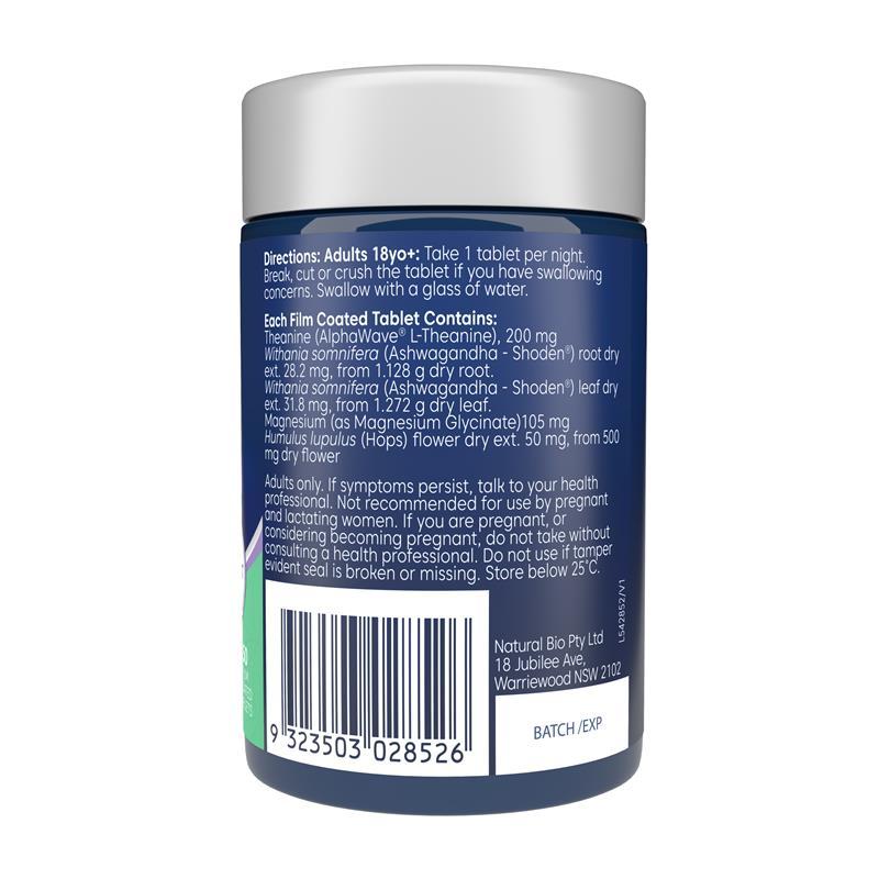 Buy Bioglan L Theanine PM Calm & Sleep 50 Capsules online at Chemist ...