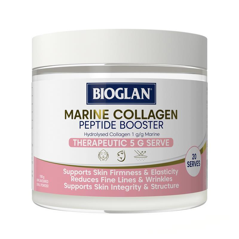 Buy Bioglan Marine Collagen Peptide Booster 100g online at Chemist ...