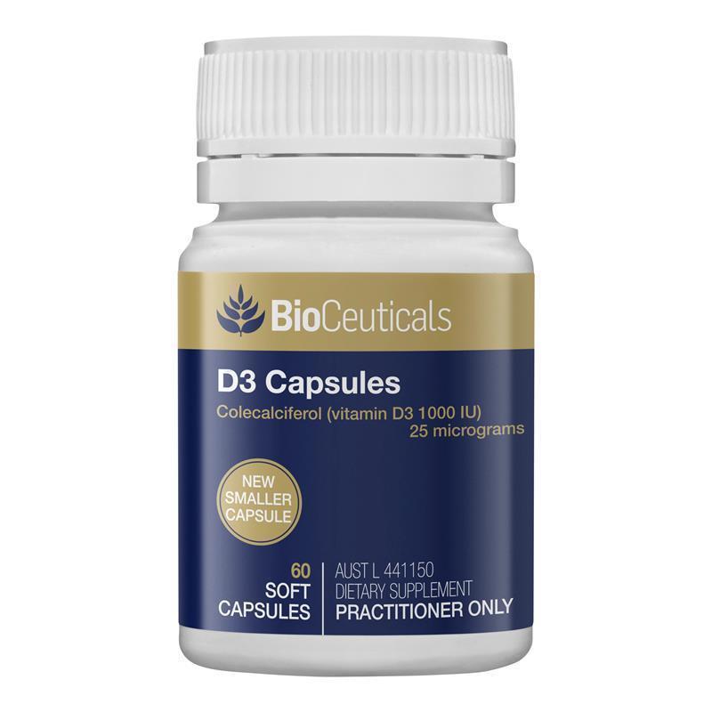Buy Bioceuticals D3 60 Capsules NEW online at Chemist Warehouse