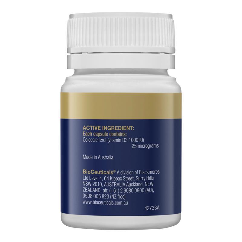 Buy Bioceuticals D3 60 Capsules NEW online at Chemist Warehouse