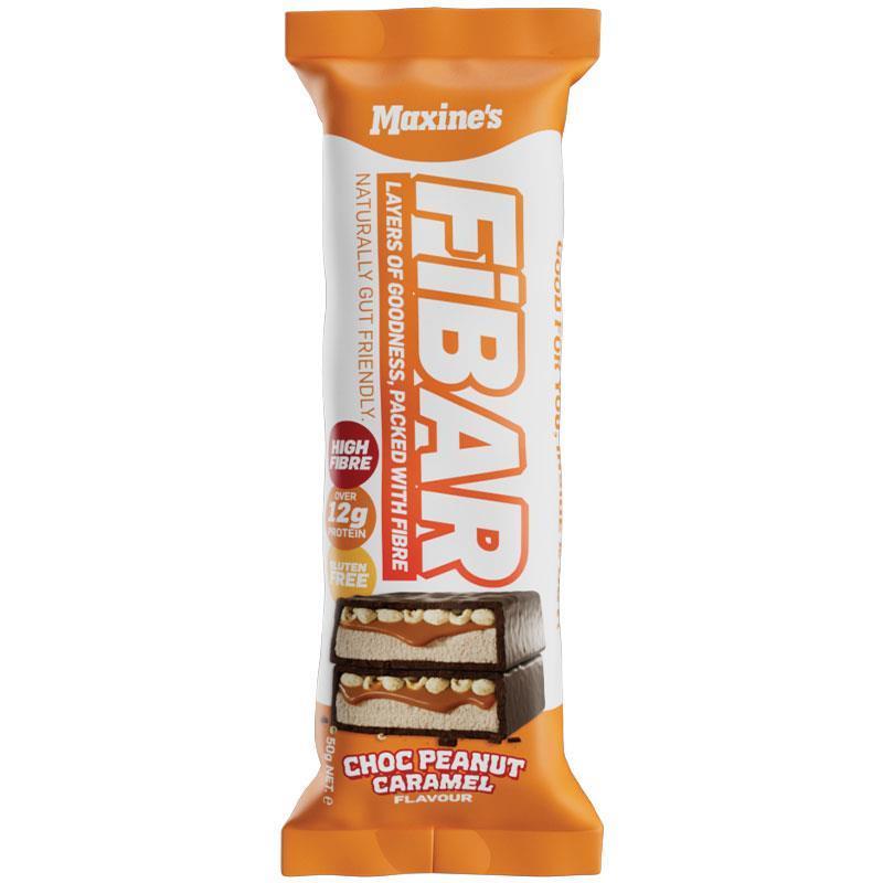 Buy Maxines FiBAR High Fibre Protein Bar Choc Peanut Butter 50g online ...