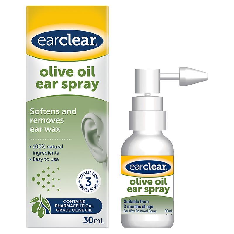 Buy Ear Clear Olive Oil Ear Spray 30ml online at Chemist Warehouse