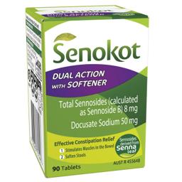 Buy Senokot Dual Action 90 Tablets online at Chemist Warehouse