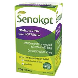 Buy Senokot Dual Action 200 Tablets online at Chemist Warehouse