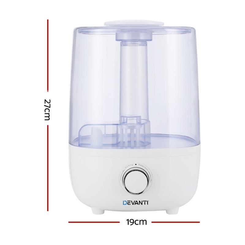 Buy Devanti Aroma Diffuser Aromatherapy Humidifier 4L online at Chemist ...