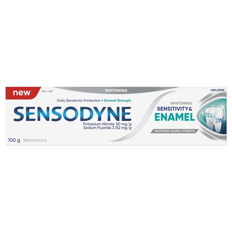 Buy Sensodyne Toothpaste Sensitivity & Enamel Whitening 100g online at ...