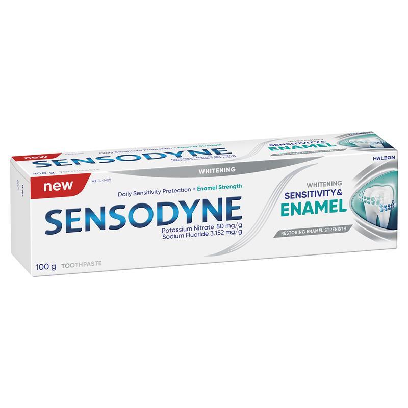 Buy Sensodyne Toothpaste Sensitivity & Enamel Whitening 100g online at ...