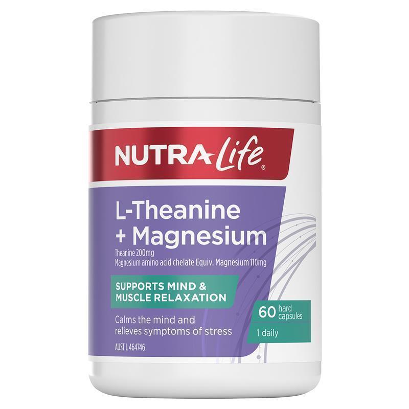 Buy Nutra-Life L-Theanine + Magnesium 60 Capsules online at Chemist ...