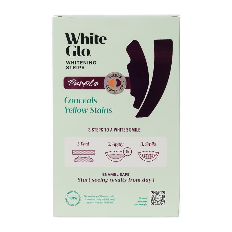 Buy White Glo Purple Teeth Whitening Strips 20 Strips online at Chemist ...
