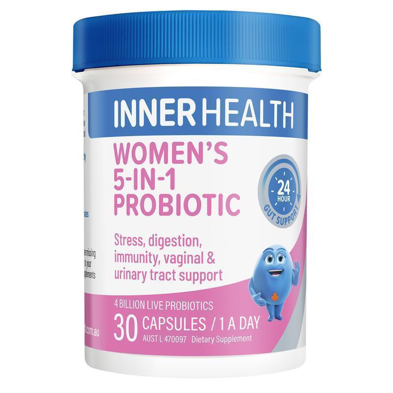 Buy Inner Health Women's 5-in-1 Probiotic 30 Capsules online at Chemist ...