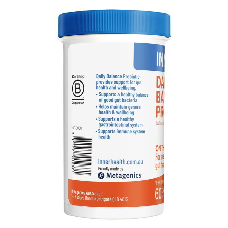 Buy Inner Health Daily Balance Probiotic 60 Capsules online at Chemist ...