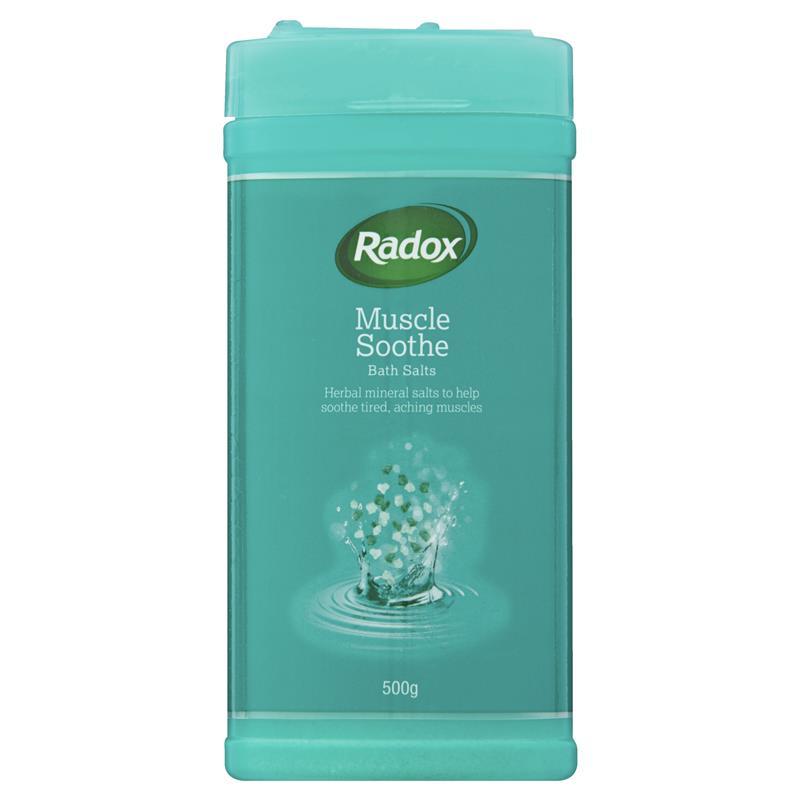 Buy Radox Muscle Soothe Bath Salts 500g online at Chemist Warehouse