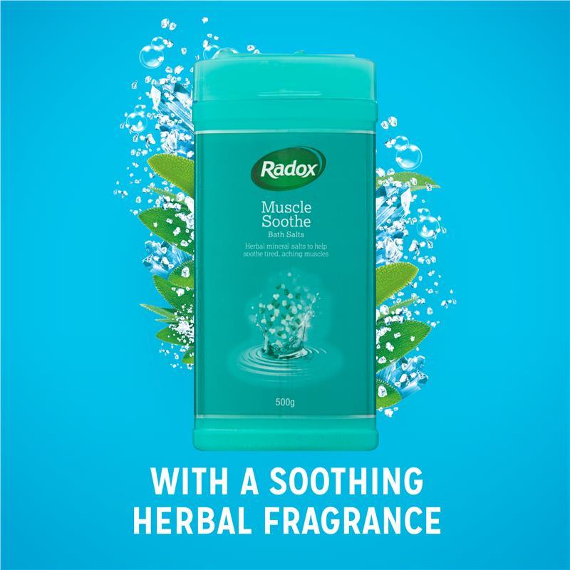 Buy Radox Muscle Soothe Bath Salts 500g online at Chemist Warehouse