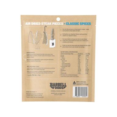 Buy Barbell Foods Biltong Classic 70g 12 Pack online at Chemist Warehouse