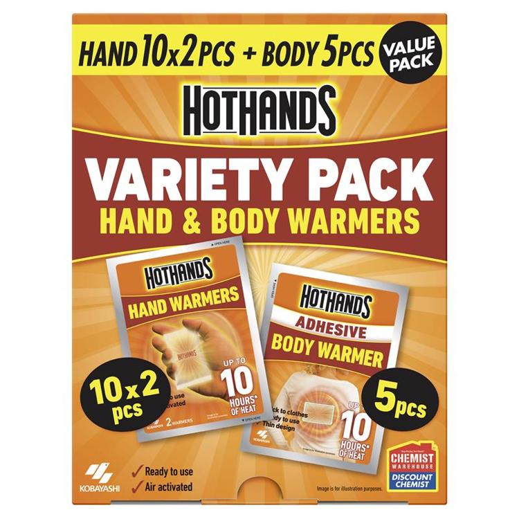 Buy Hot Hands Variety 15 Pack Exclusive online at Chemist Warehouse