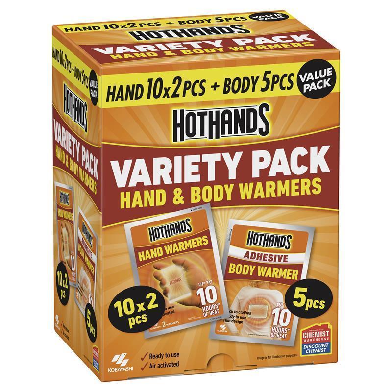 Buy Hot Hands Variety 15 Pack Exclusive online at Chemist Warehouse