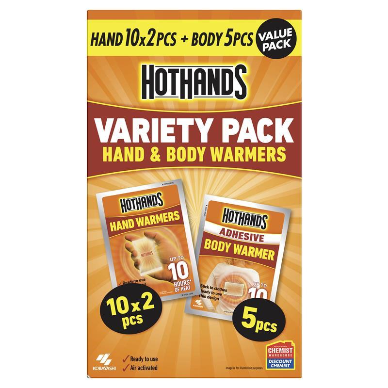 Buy Hot Hands Variety 15 Pack Exclusive online at Chemist Warehouse