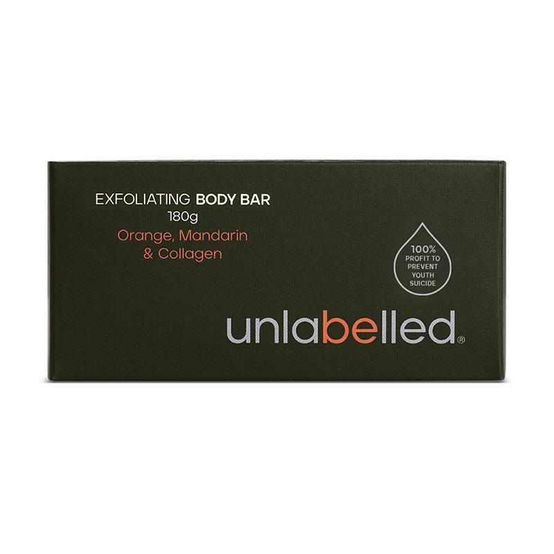 Buy Unlabelled Exfoliating Body Bar Orange Mandarin & Collagen 180g ...