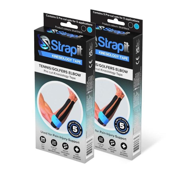 Buy Strapit Tennis Elbow or Golfers Elbow Precut Kinesiology Tape ...