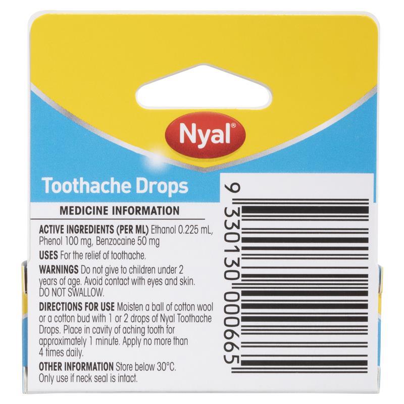 Buy Nyal Toothache Drops 6ml online at Chemist Warehouse